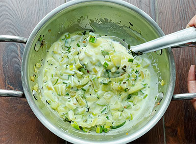 Southekayi mosaru palya recipe | How to make cucumber side dish ...