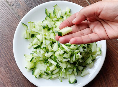 Southekayi mosaru palya recipe | How to make cucumber side dish ...