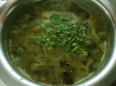 Massoppu saaru recipe | How to make masoppu saaru and ragi muddde ...