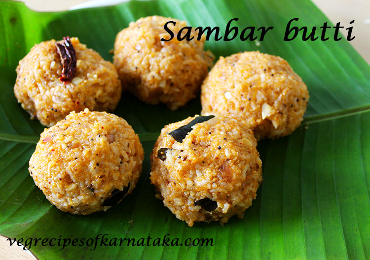 Sambar butti recipe | How to make north Karnataka style sambar butti ...